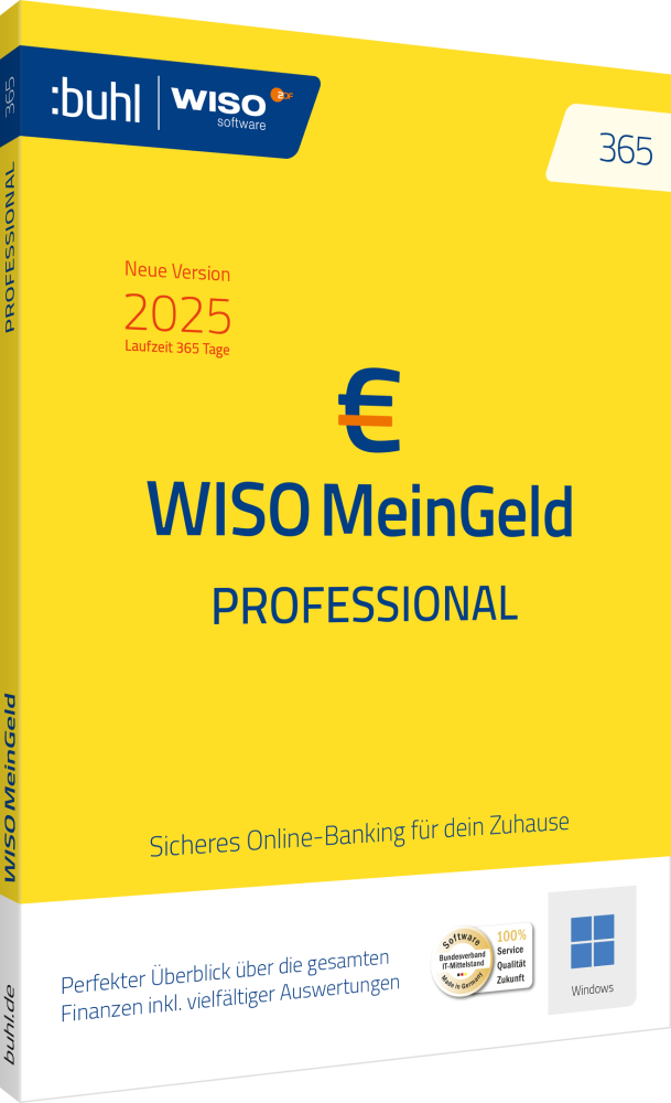 WISO Mein Geld Professional 365 (Version 2025) | für Windows günstig ...
