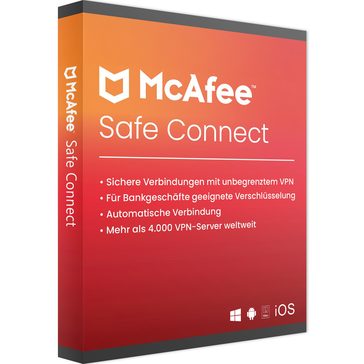 McAfee VPN Safe Connect 2025/2026 online kaufen | Schnell, Einfach bei ...